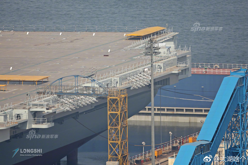 Asian Defence News: Photos of new Chinese aircraft carrier under ...