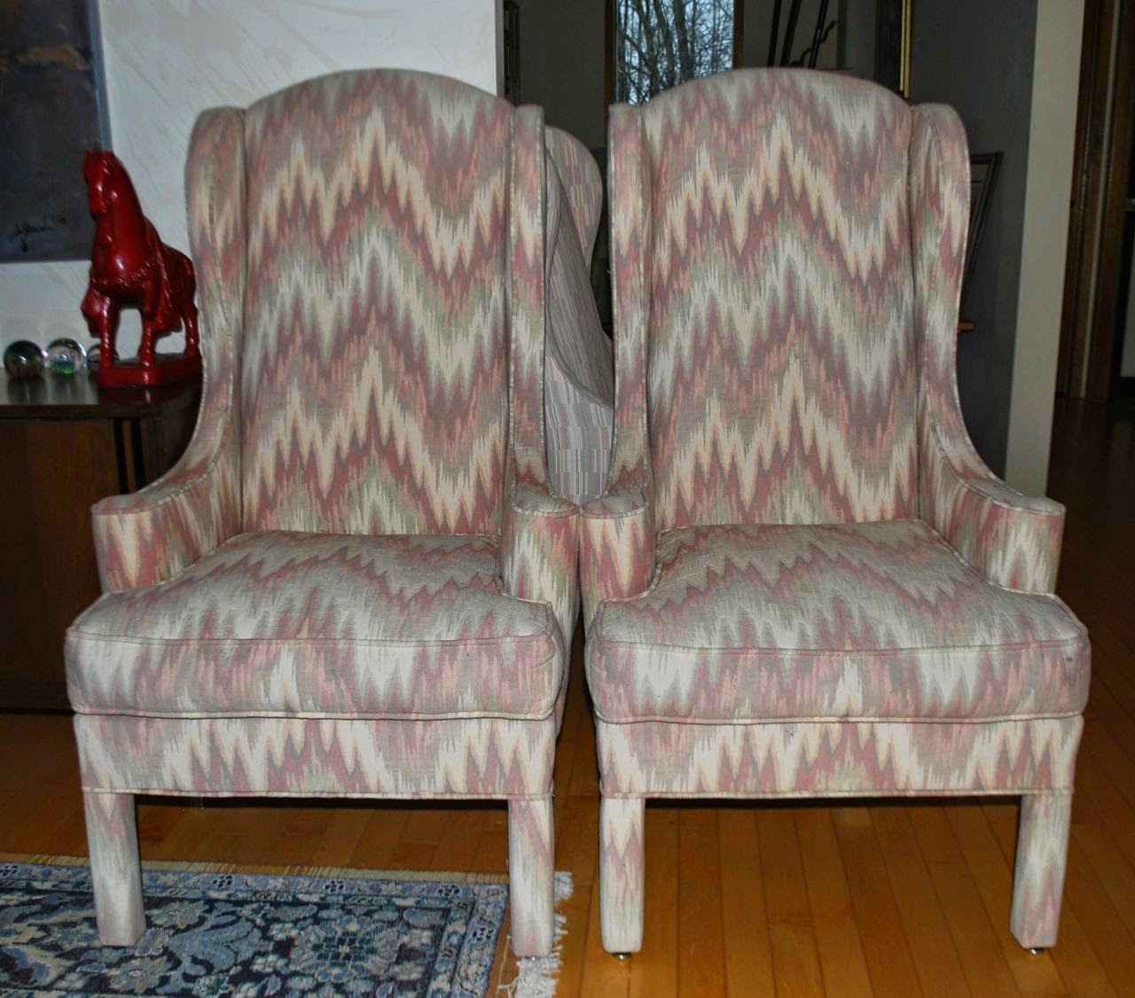 Tribute 20th Decor: Contemporary Wingbacks