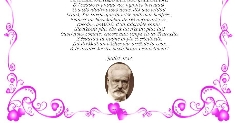 Amour - Victor Hugo | Poèmes & Poésies