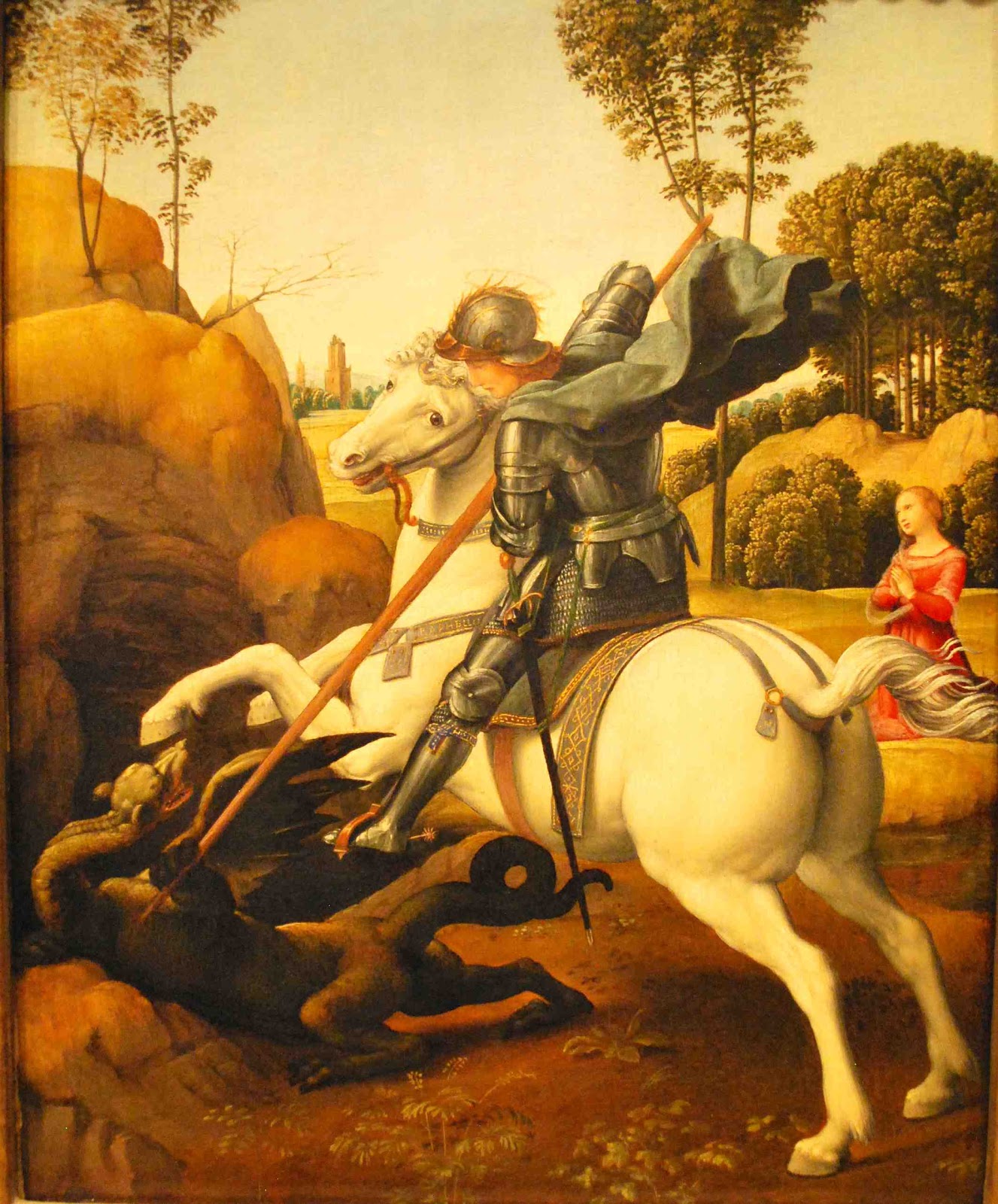 ARTS&FOOD®™: Closely Looking at Raphael's "St. George and the Dragon ...
