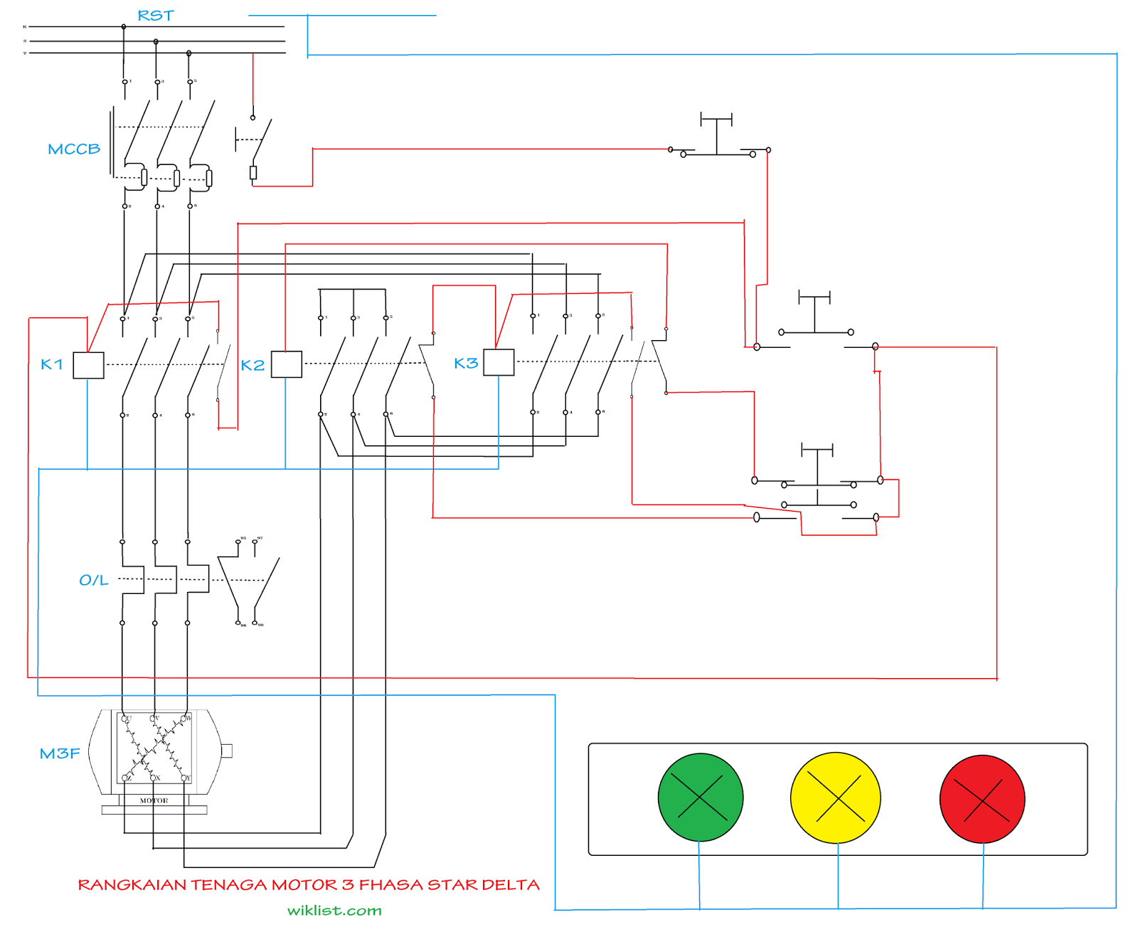Fungsi Pengunci & Interlock Kontaktor Magnet Pada Sistem Kontrol Motor ...