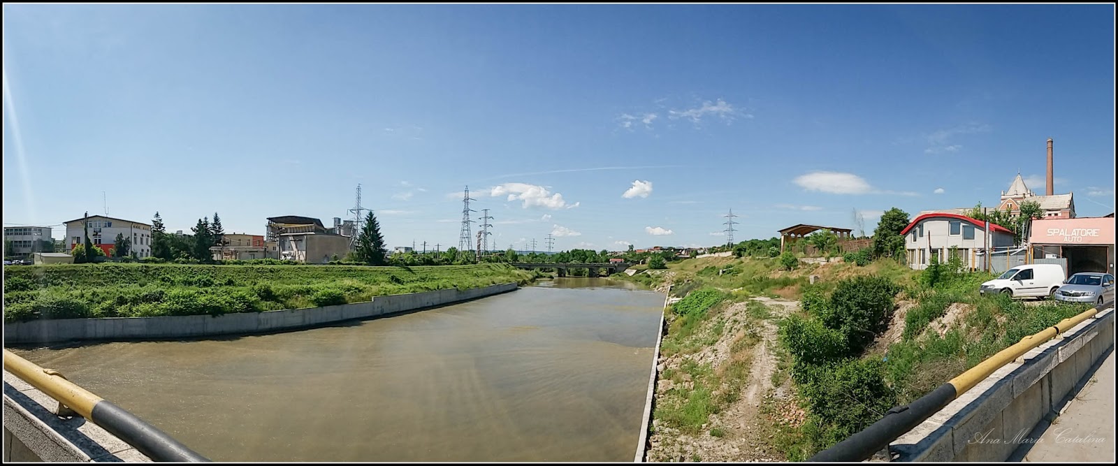 Lumea văzută din Turda: Turda - Raul Aries - Podul Mare din Beton