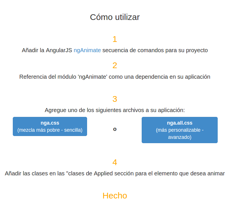 ngAnimate.css | Animaciones con AngularJs - Librerias Web