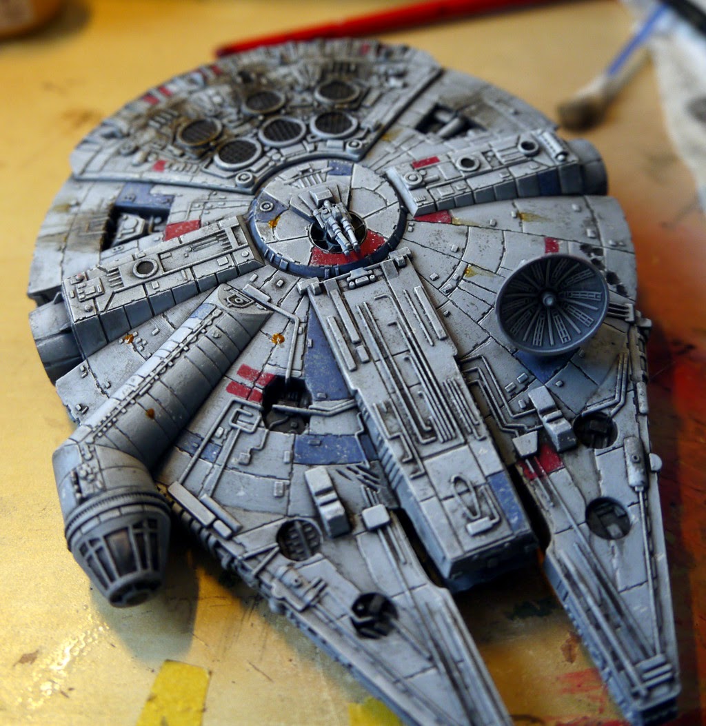Rule 37: X-Wing tutorial : Repainting the Millenium Falcon