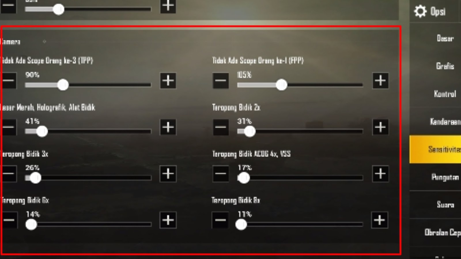 Cara Setting Aim No Recoil PUBG Terbaru - Dunia Games Analog