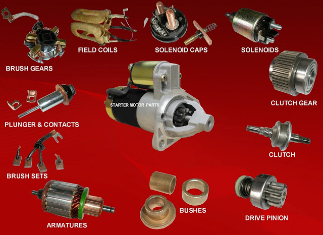 Starter Motor Repair Parts | Electrical Engineering Blog