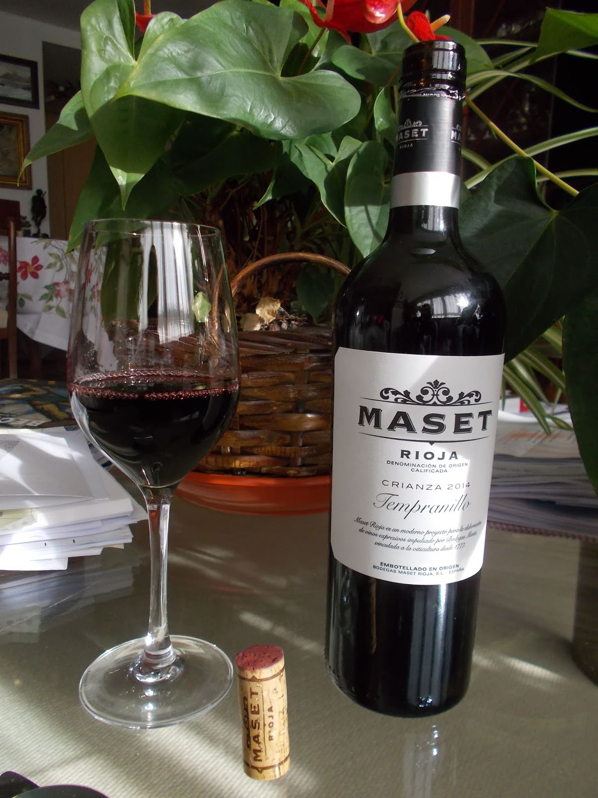 Bebercio: Maset Rioja crianza 2014