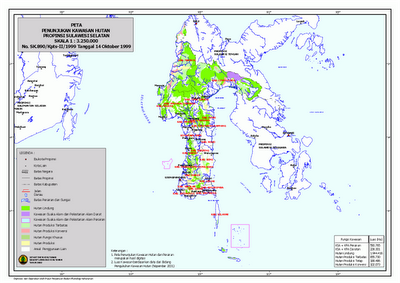 THE OIL PALM PLANTERS: FOREST MAP OF INDONESIA BY PROVINCE
