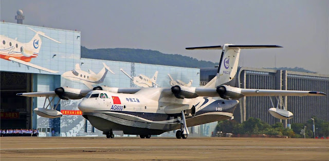 China's AVIC AG600 "Kunlong" — First Take-off and Landing on Water
