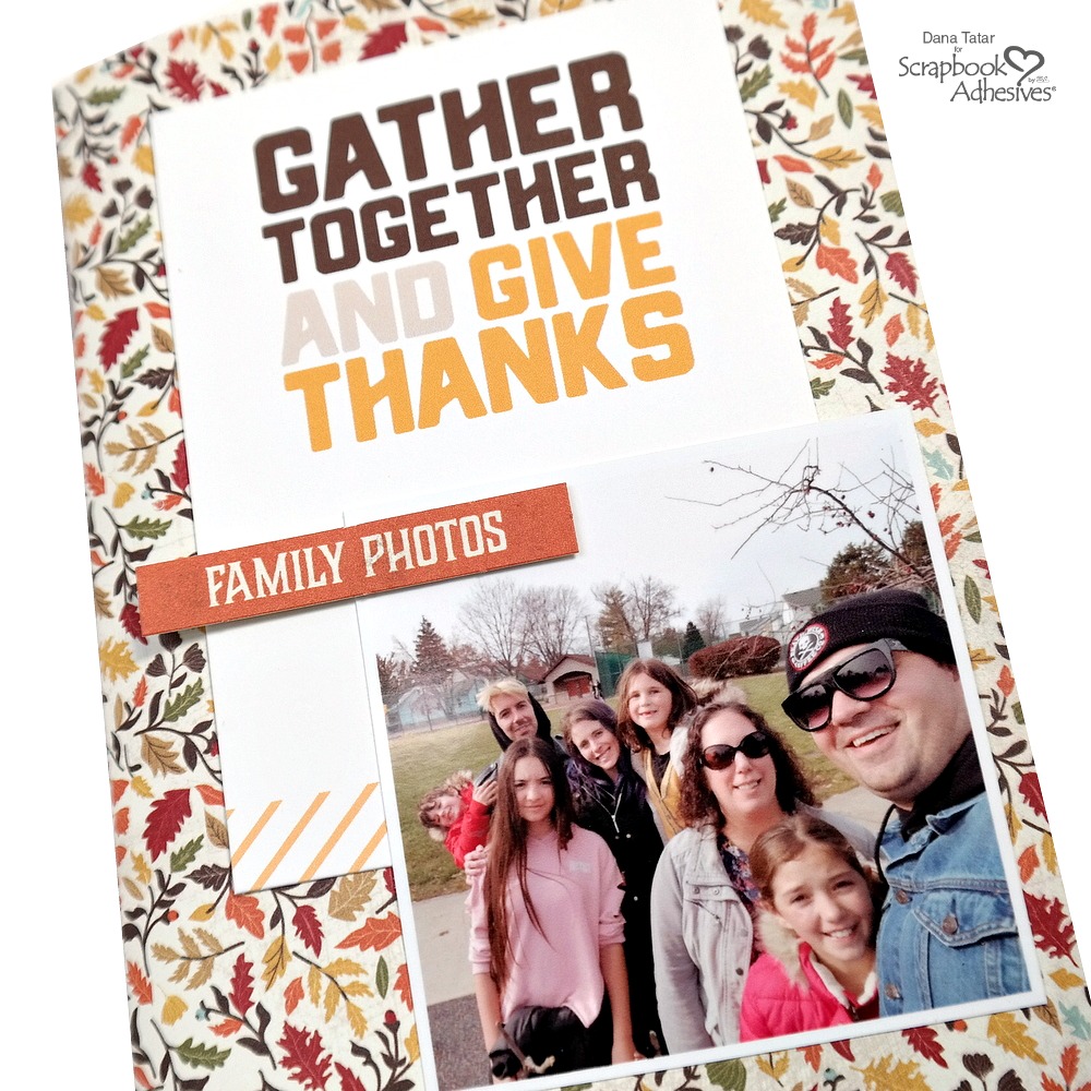 DIY Thanksgiving Traveler's Notebook Part 2 - Scrapbook Adhesivesby 3L