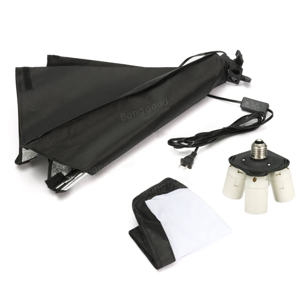 50cm x 70cm Studio Lighting Photo Softbox For 4 Socket E27 Lamp Bulb ...