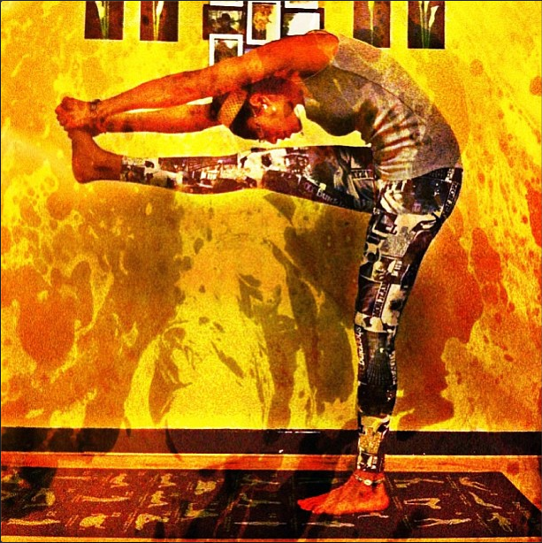 ॐ YogaSanity : YOGAngsters Challenge Day 27 ॐ Standing Forehead to Knee ...