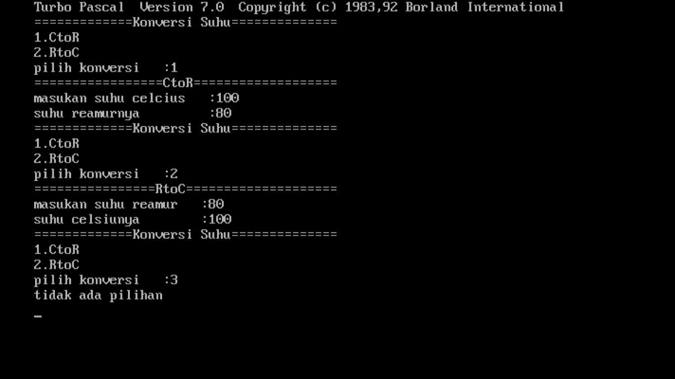 Membuat Aplikasi Konversi Suhu Menggunakan Pascal - kuko