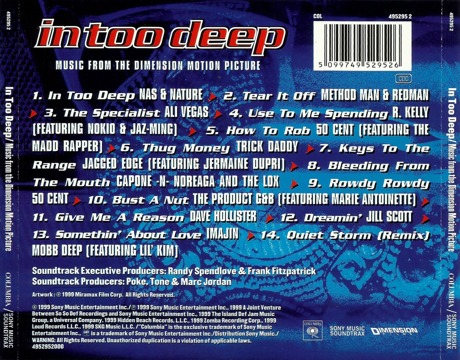 THE CRACK FACTORY: VA-In_Too_Deep-(OST)-1999-Y2H_INT