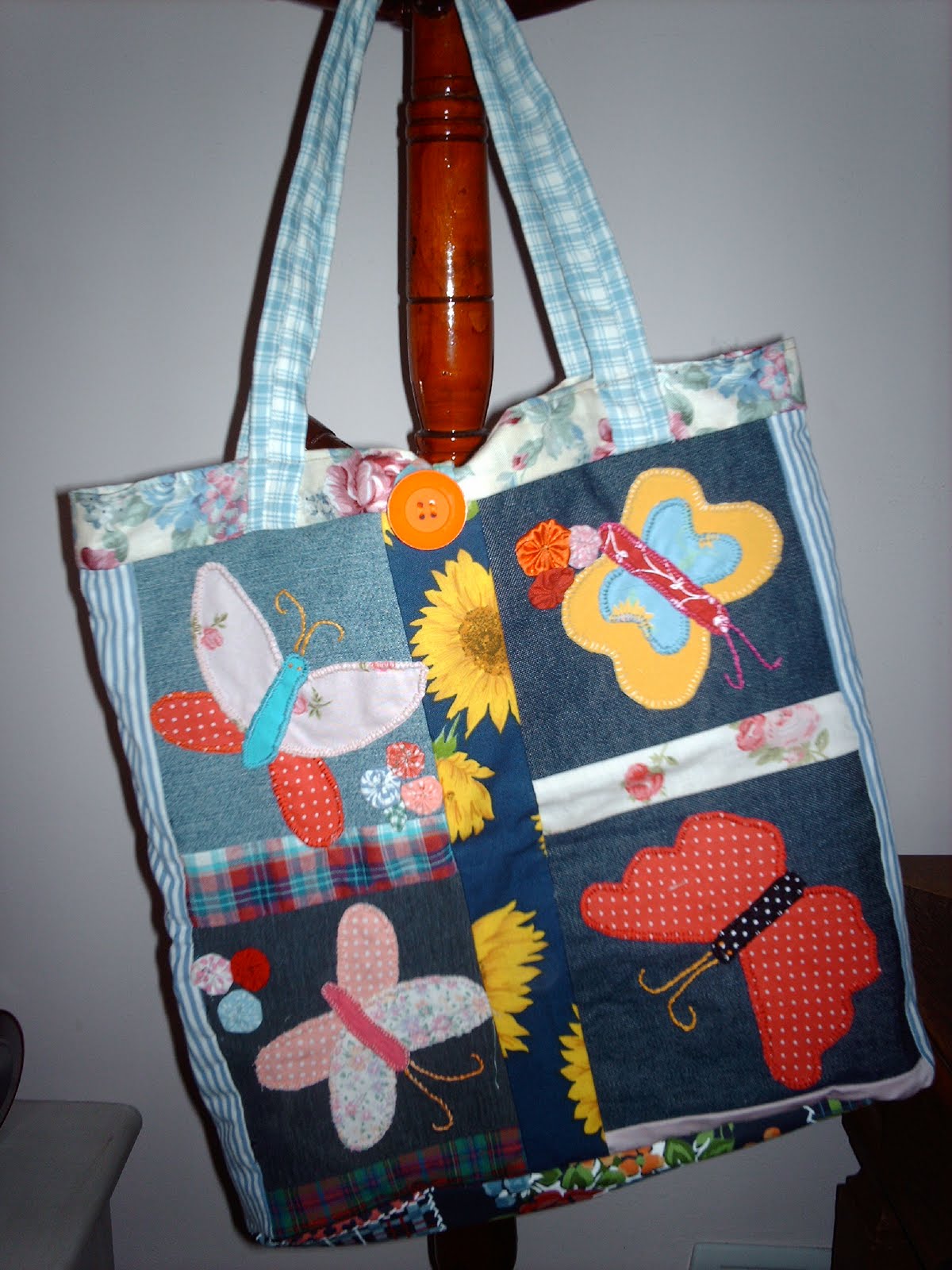 Entre Artes e Fuxicos: Bolsa de Patchwork
