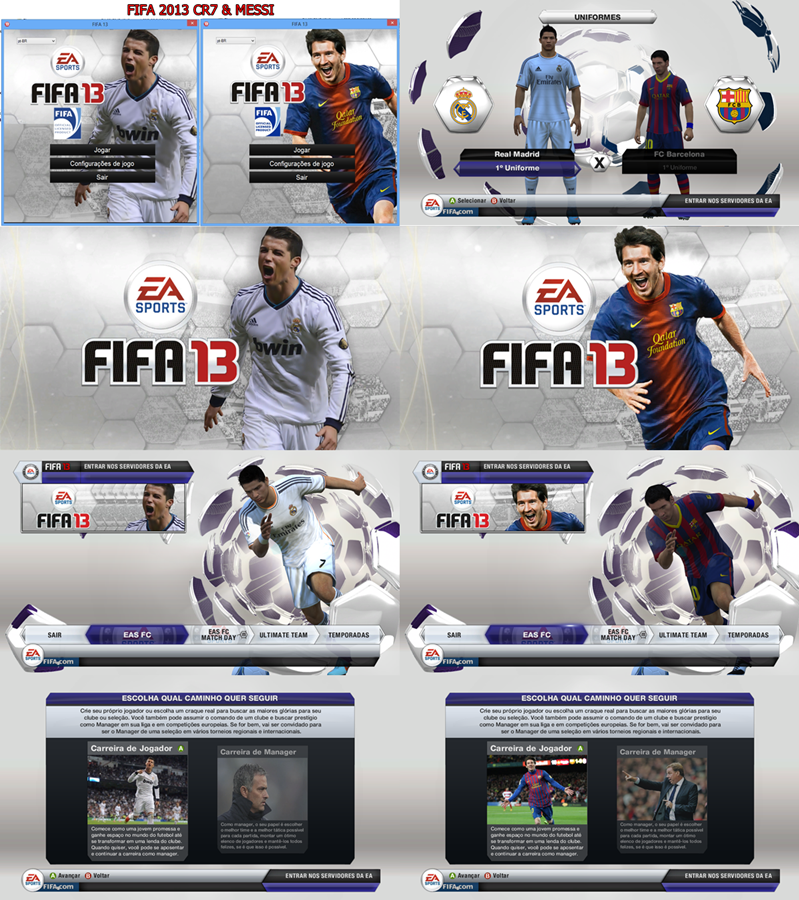 Messi Para Cr7 Mod Fifa 13 para FIFA 13