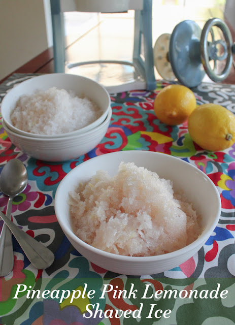 Food Lust People Love: Pineapple Pink Lemonade Shaved Ice # ...