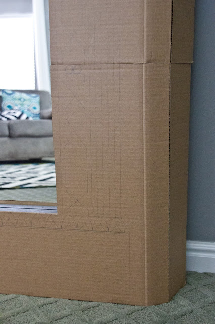 Delicious Reads: DIY Harry Potter Cardboard "Mirror of Erised" Tutorial