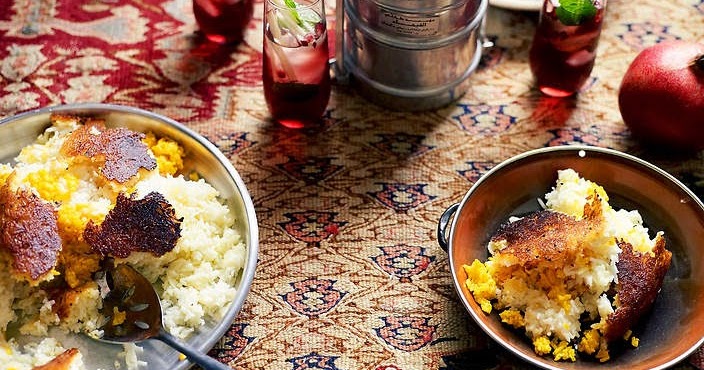 Persian steamed saffron rice (chelo) recipe | LEBANESE RECIPES