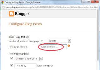 Customize Your Jump Break in Blogspot | Blogspot Tutorials