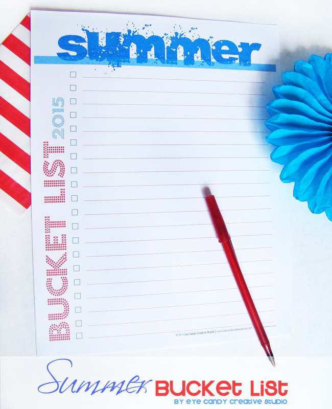 Eye Candy Creative Studio: FREEBIE :: Summer Bucket List