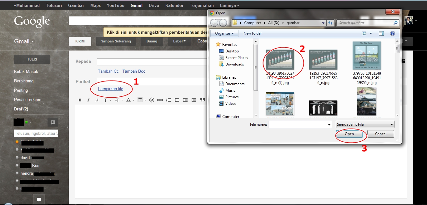 Cara Kirim File Melalui E-mail "gmail" - Muhammad