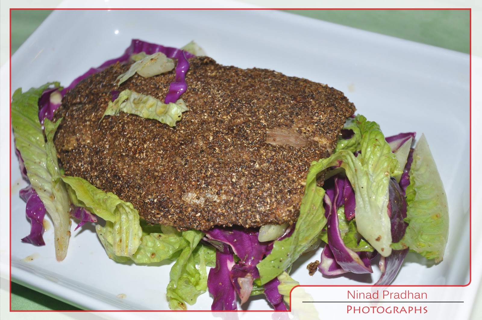 My Tried and Ta(e)sted Recipes: Dry spice crusted King Fish fillet