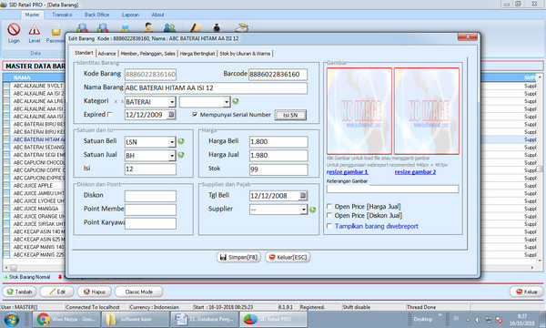 Sistem Penjualan Barang untuk Pencatatan Transaksi Jual-Beli