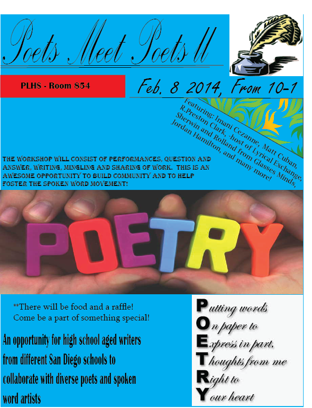Shanes Blog: Poetry Flyer