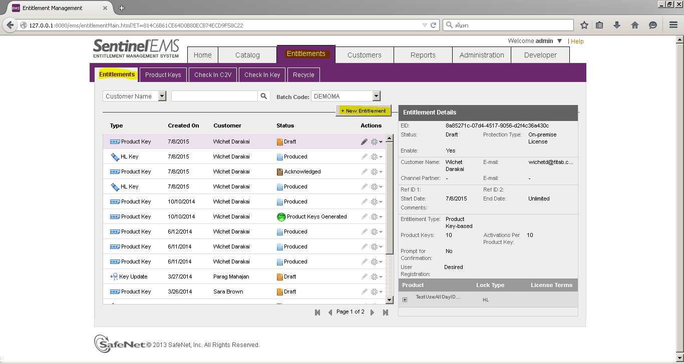 ฮาร์ดล็อค, Hardlock, Software Protection,Sentinel, การป้องกันลิขสิทธิ์ ...