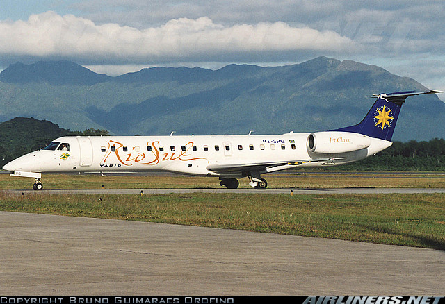 VARIG CRUZEIRIO DO SUL RIO-SUL: AVIÃO EMBRAER EMB-145RJ AMAZONAS (PT ...
