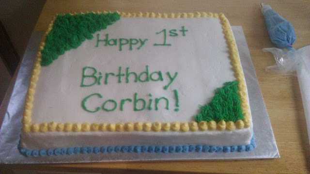 Cassie's Cakes and Sweets: Corbin's First Birthday