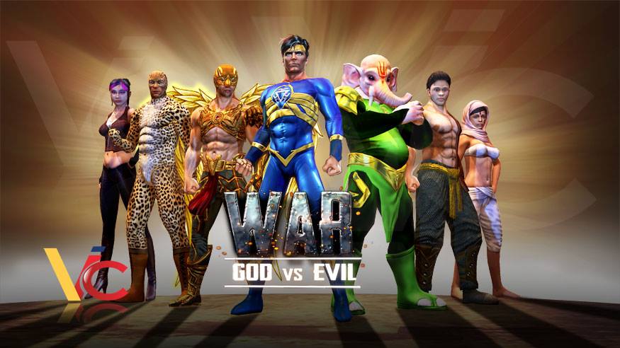 Fight of the legends God vs Evil- War game development