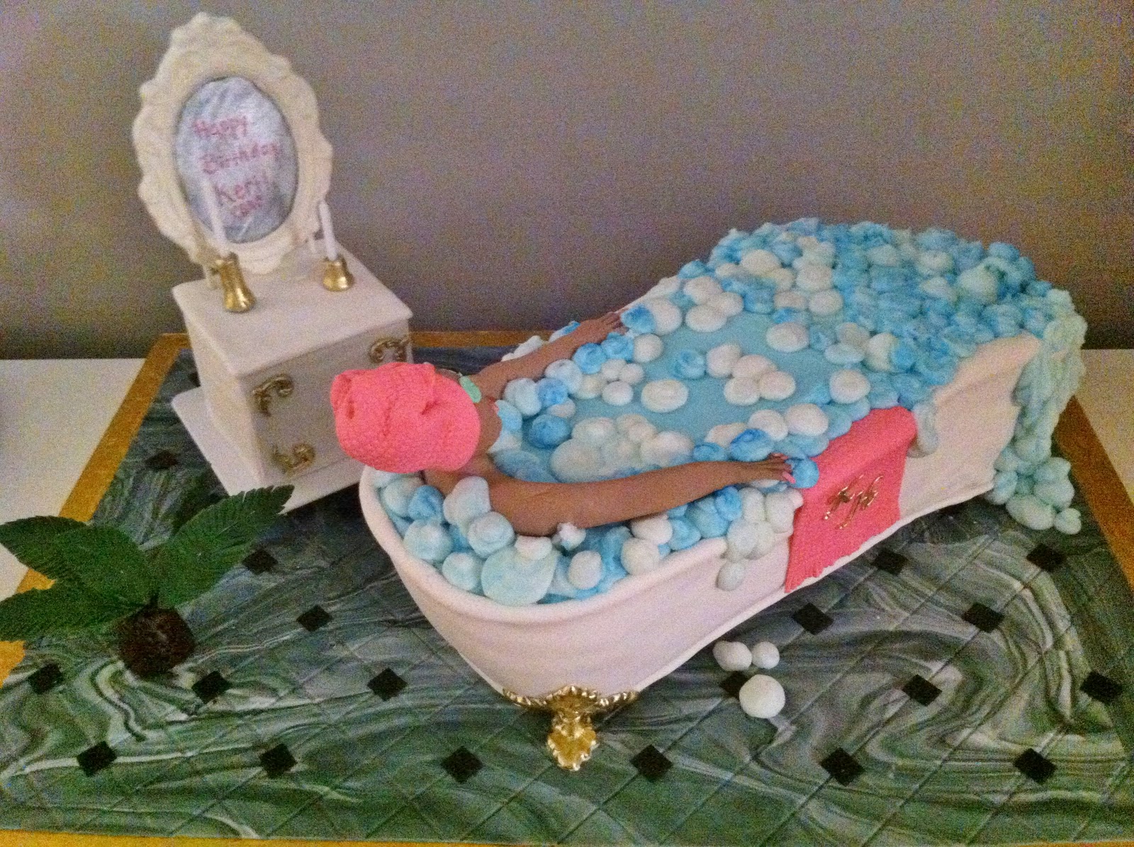 made FRESH daily: Keri Hilson's Bubble Bath Birthday Cake!