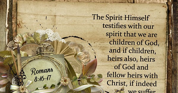 Layout for Today: The Spirit Himself Testifies