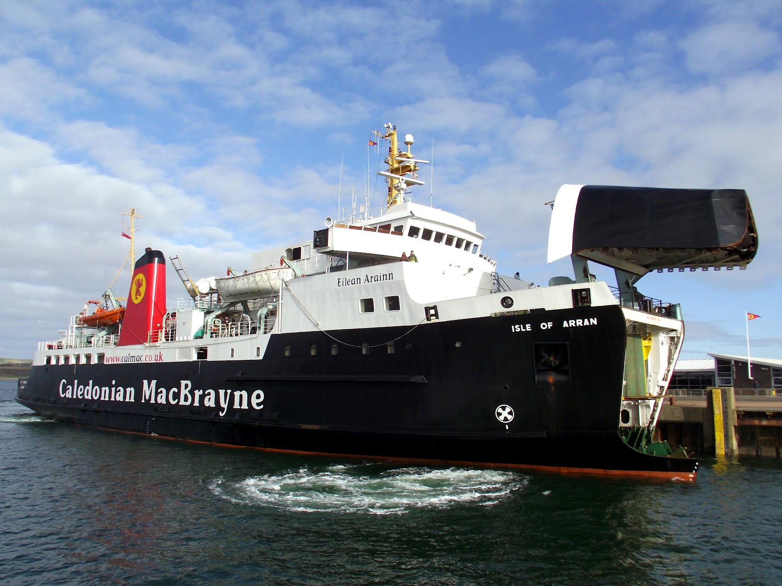 West of Scotland Ferries: MV Isle of Arran, Ardrossan-Brodick. 19/2/12