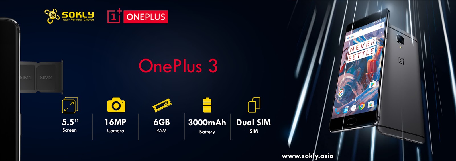 Banner oneplus 3 - 88me