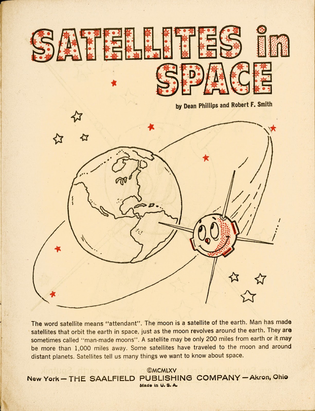 Dreams of Space - Books and Ephemera: Satellites in Space (1965)