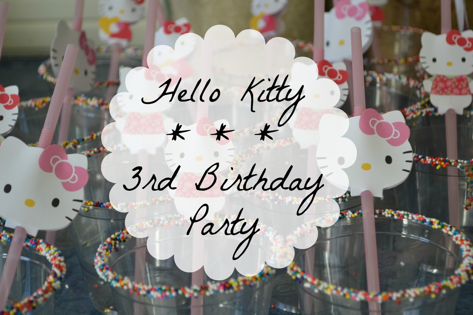 Hello Kitty 3rd Birthday Party