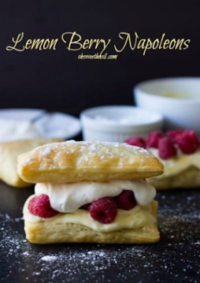LEMON BERRY NAPOLEON | Cake And Bakery