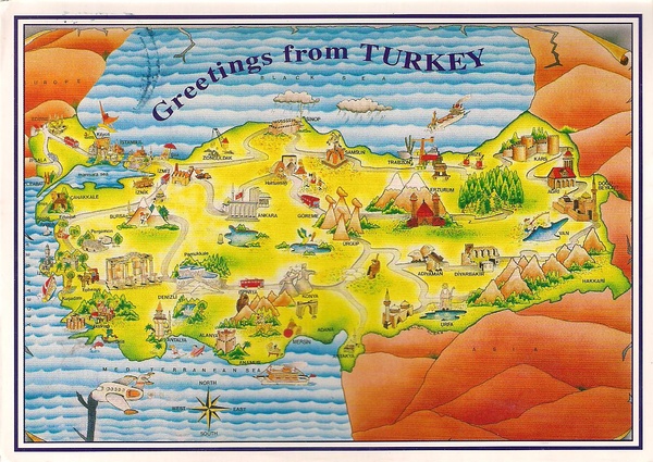 One postcard, One world: Postcard from Turkey