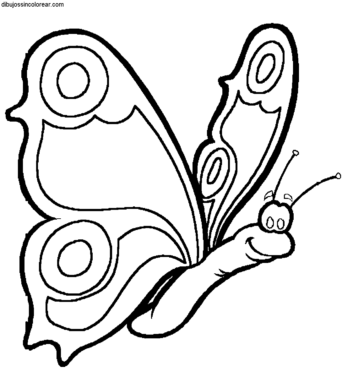 Dibujos para colorear. Maestra de Infantil y Primaria.: Mariposas para ...
