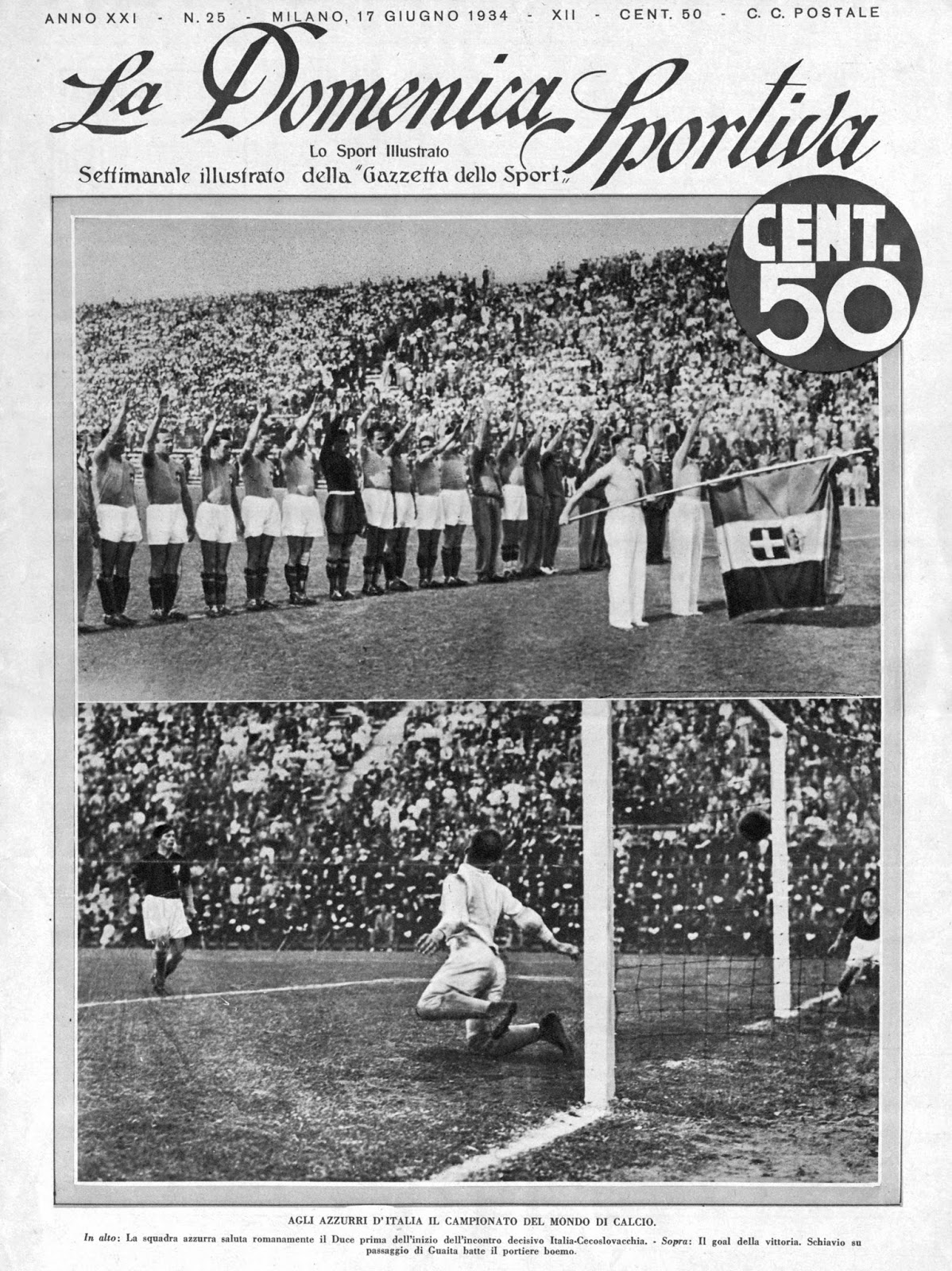 Obiettivo Calcio: La Storia del Mondiale - 1934 Italia
