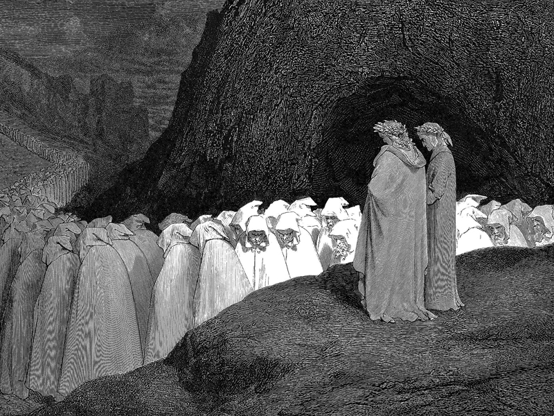 La Divina Comedia de Dante Alighieri: Infierno: Canto XXIII