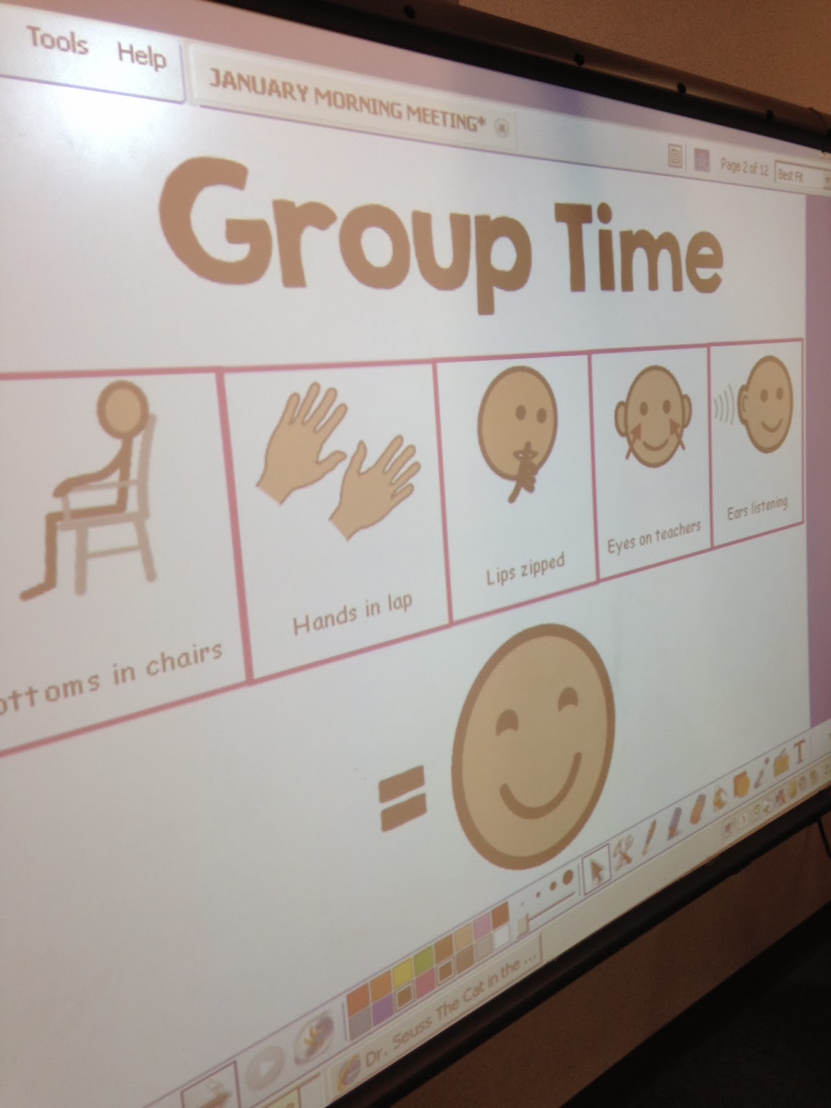 A DAY IN AU {Circle Time} - Teaching Special Thinkers