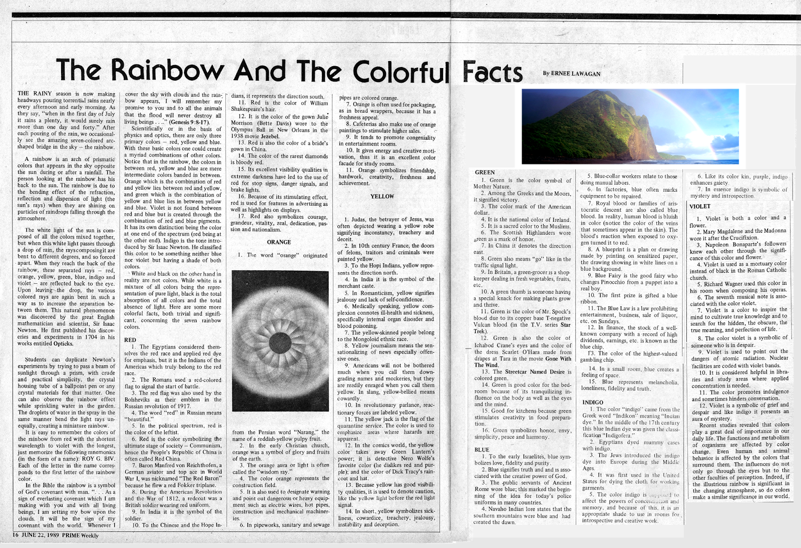 ALAM MO BA 'TO? (Do You Know This?): The Rainbow and the Colorful Facts