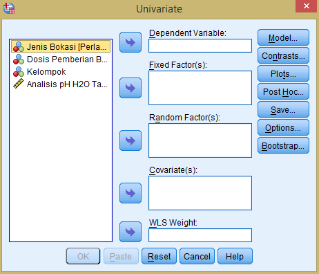 Rancangan Acak Kelompok (RAK) Faktorial