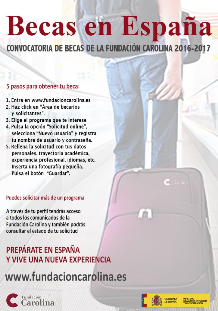 Becas de la Fundación Carolina 2016-2017 - Literaturas Hispánicas UAM