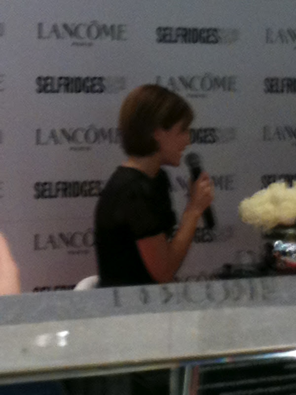 lancome rouge in love emma watson selfridges 10 fevereiro | Daniela Burity