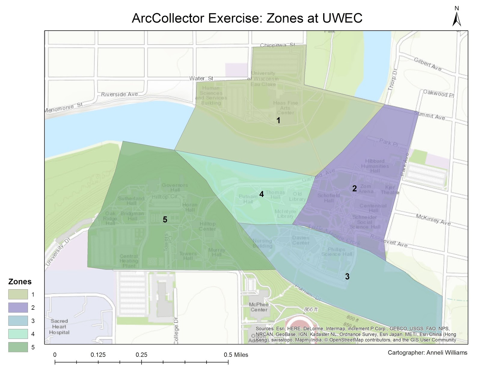 Anneli Williams | Geography 336: Field Methods: Lab 9: ArcCollector ...